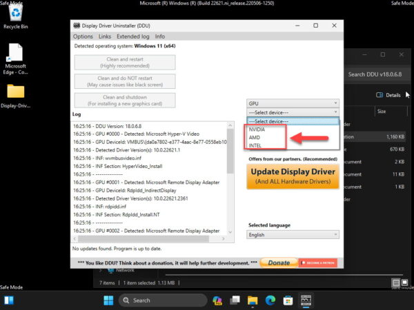 How To Use Display Driver Uninstaller For Clean Graphics Driver ...