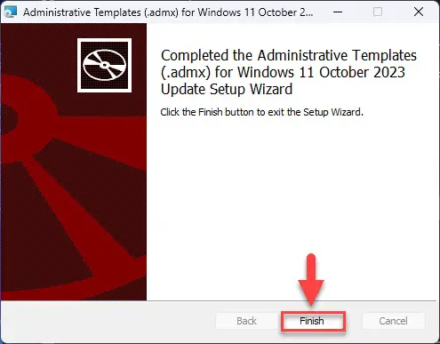 Download And Install Windows 11 23H2 Administrative Templates (ADMX)
