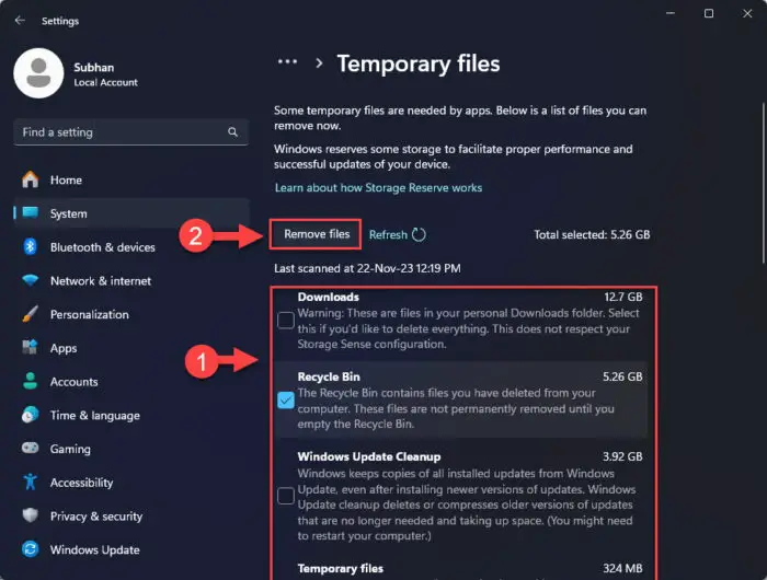 How To Delete Temporary Files On Windows 11 10