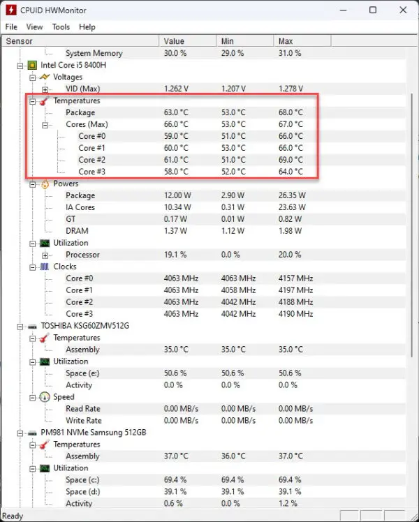 How To Monitor And Check CPU Temperature On Windows