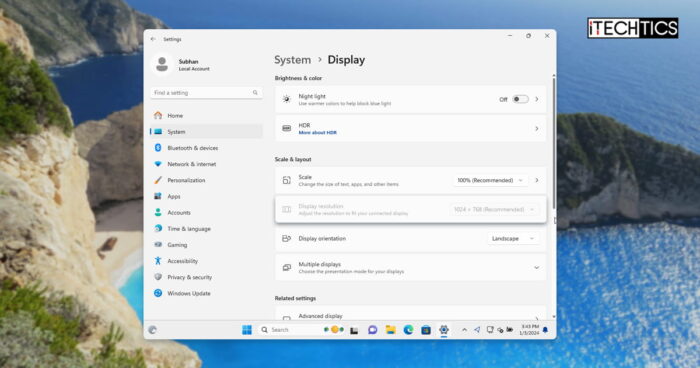 How To Fix Screen Resolution Setting Grayed Out On Windows 10, 11