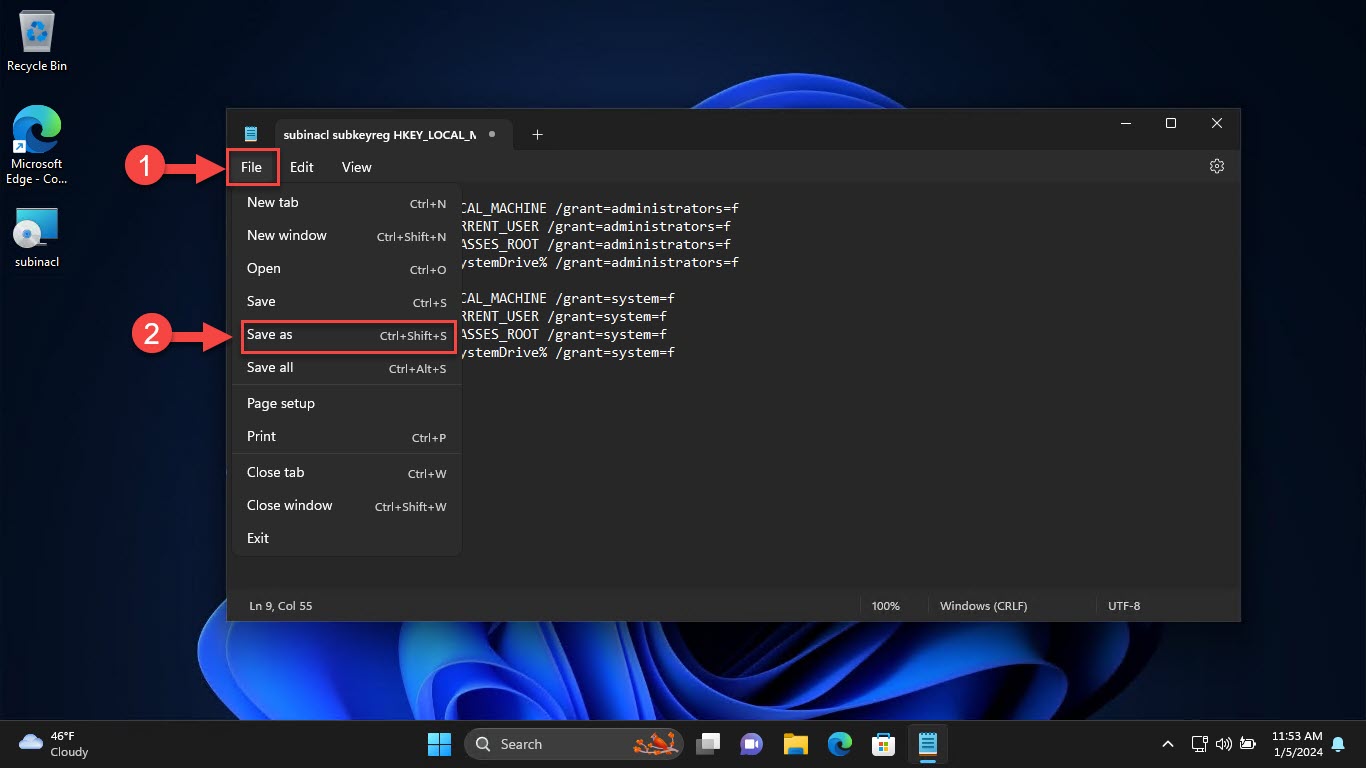 How To Reset Windows Registry And Permissions (ACL) To Defaults