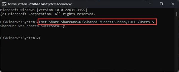 How To View, Create, Delete Network Shares Using Windows Command Prompt