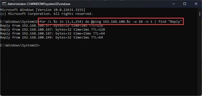 How To Ping Multiple Hosts Or IP Addresses At Once