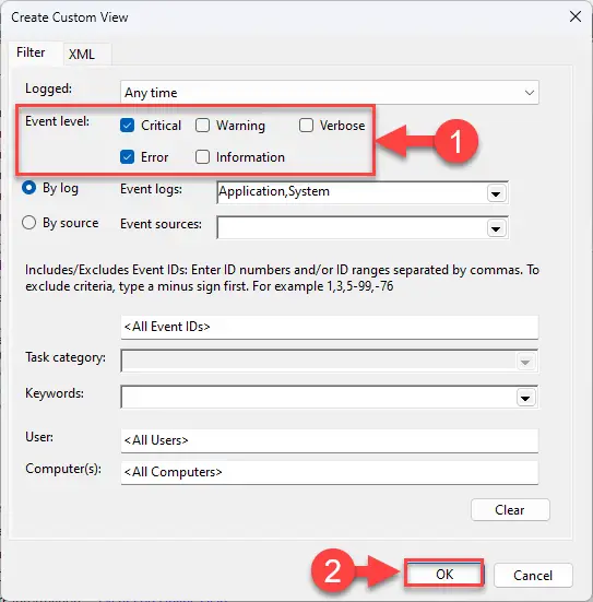 How To View Windows Crash And Error Logs