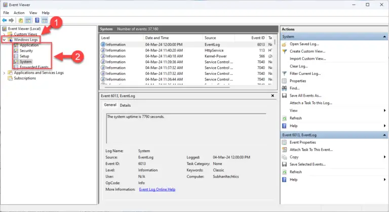 How To View Windows Crash And Error Logs